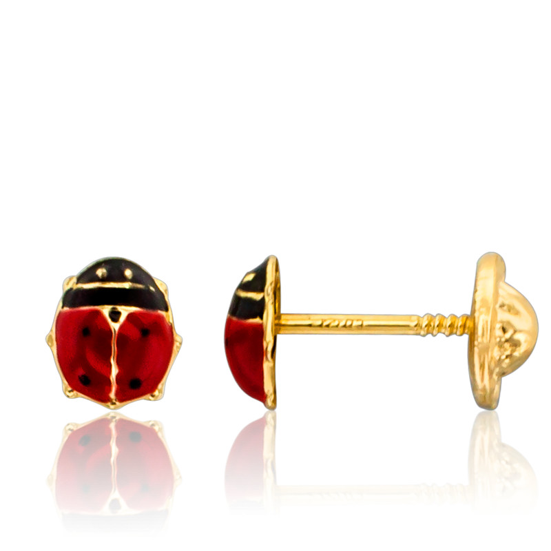 Boucles d’oreilles enfant en or jaune, blanc ou argent - Ocarat