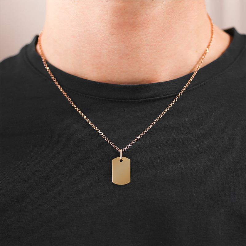 Pendentif or jaune 18k 12 x 19 mm - Lucas Lucor - Ocarat