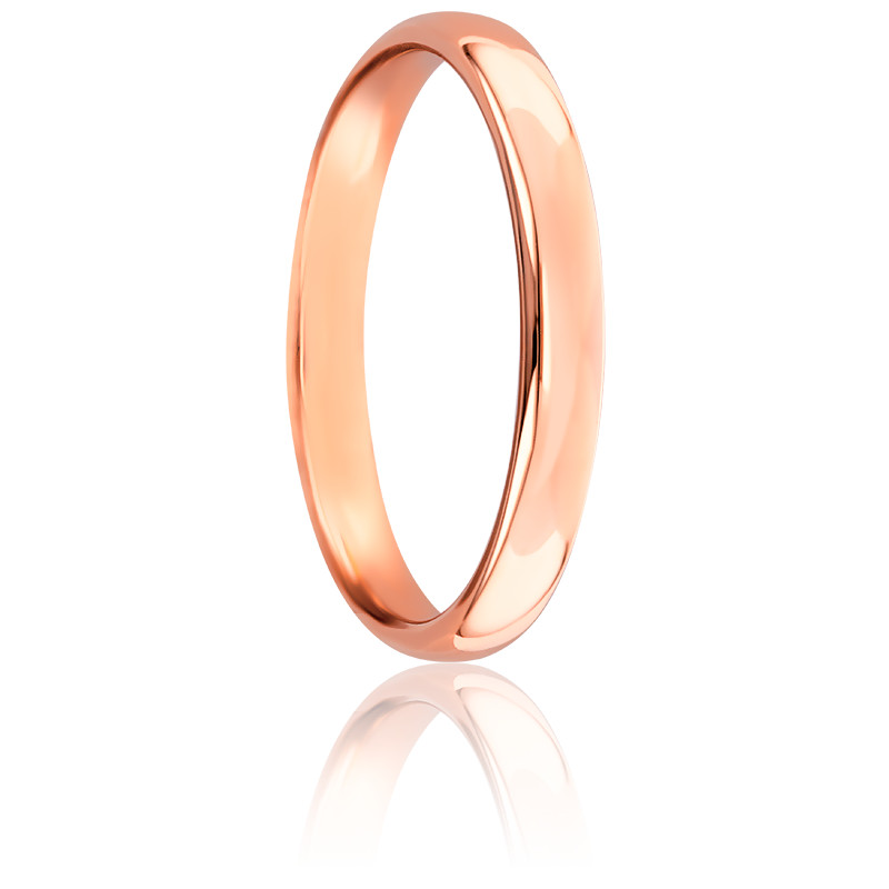 Alliance or rose : toutes nos bagues de mariage - Ocarat