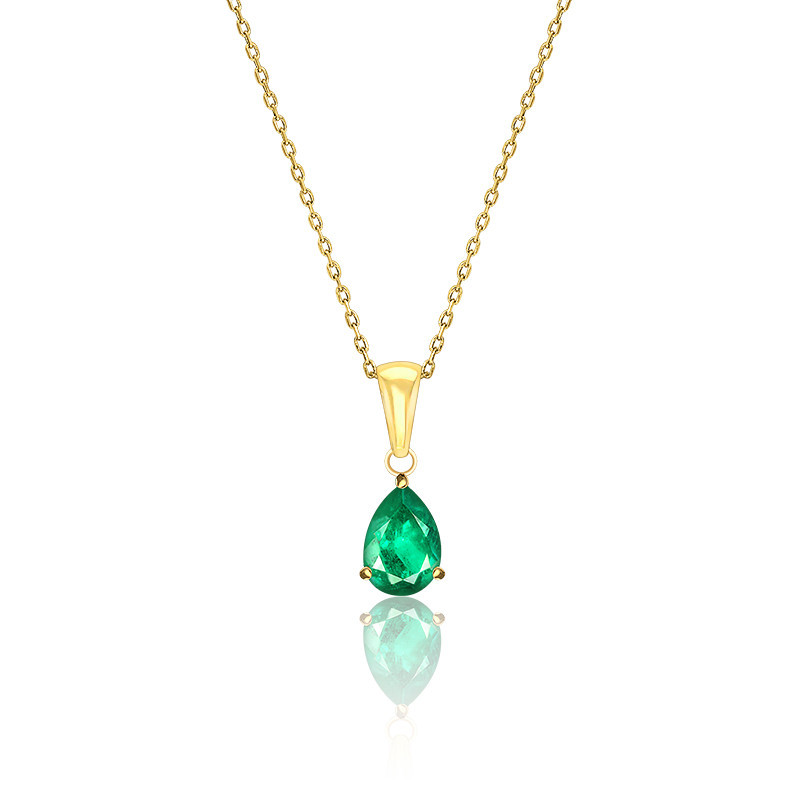 Collier Emeraude Or jaune 18K - Aurora - Ocarat