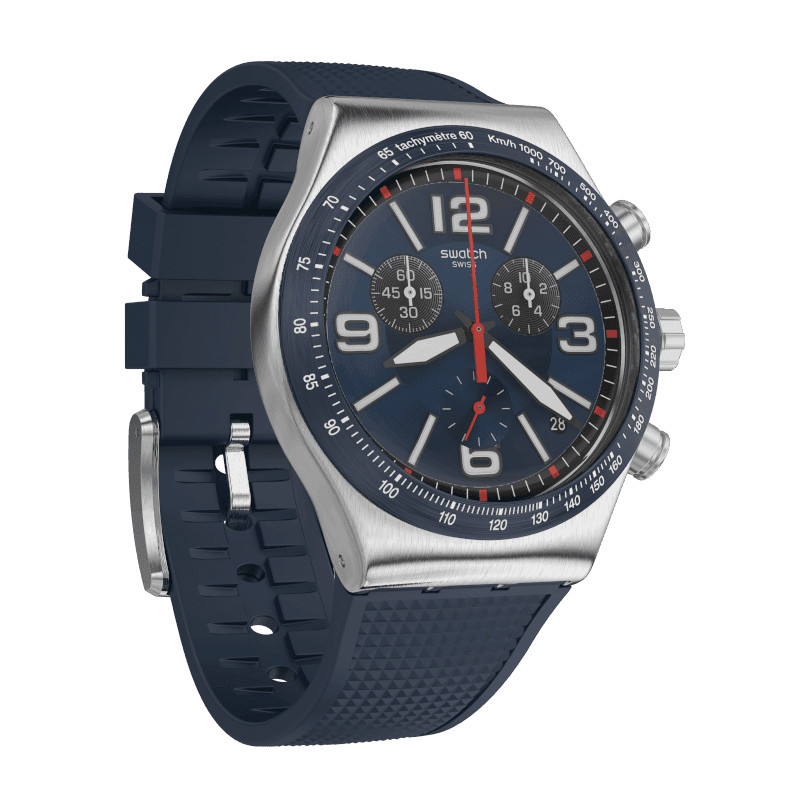 Montre Blue Grid YVS454 - Swatch - Ocarat